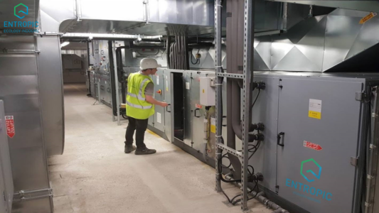 Data Centre in Europe - AHUs - Entropic Limited