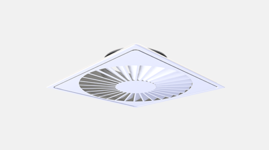 High Performance Swirl Diffusers - JWC Ceiling Diffuser - Entropic Limited